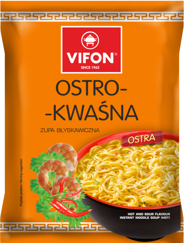 Vifon hot and Sour Flavour Instant Noodle Soup 70g Food Plus Shop online