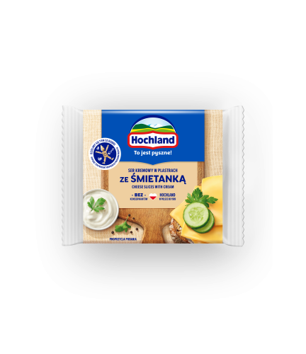 Cream Cheese in Slices 130g Hochland Food Plus Shop online