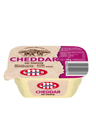 Processed Cheese Spread Cheddar 150g Mlekovita Food Plus Shop online