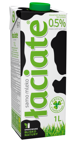 Mlekpol Laciate Uht Milk 0,5% Fat 1l (MAX 12PCS) Food Plus Shop online